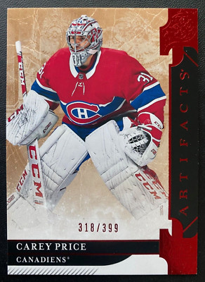2019-20 Artifacts Ruby CAREY PRICE #120 MONTREAL CANADIENS /399 | eBay