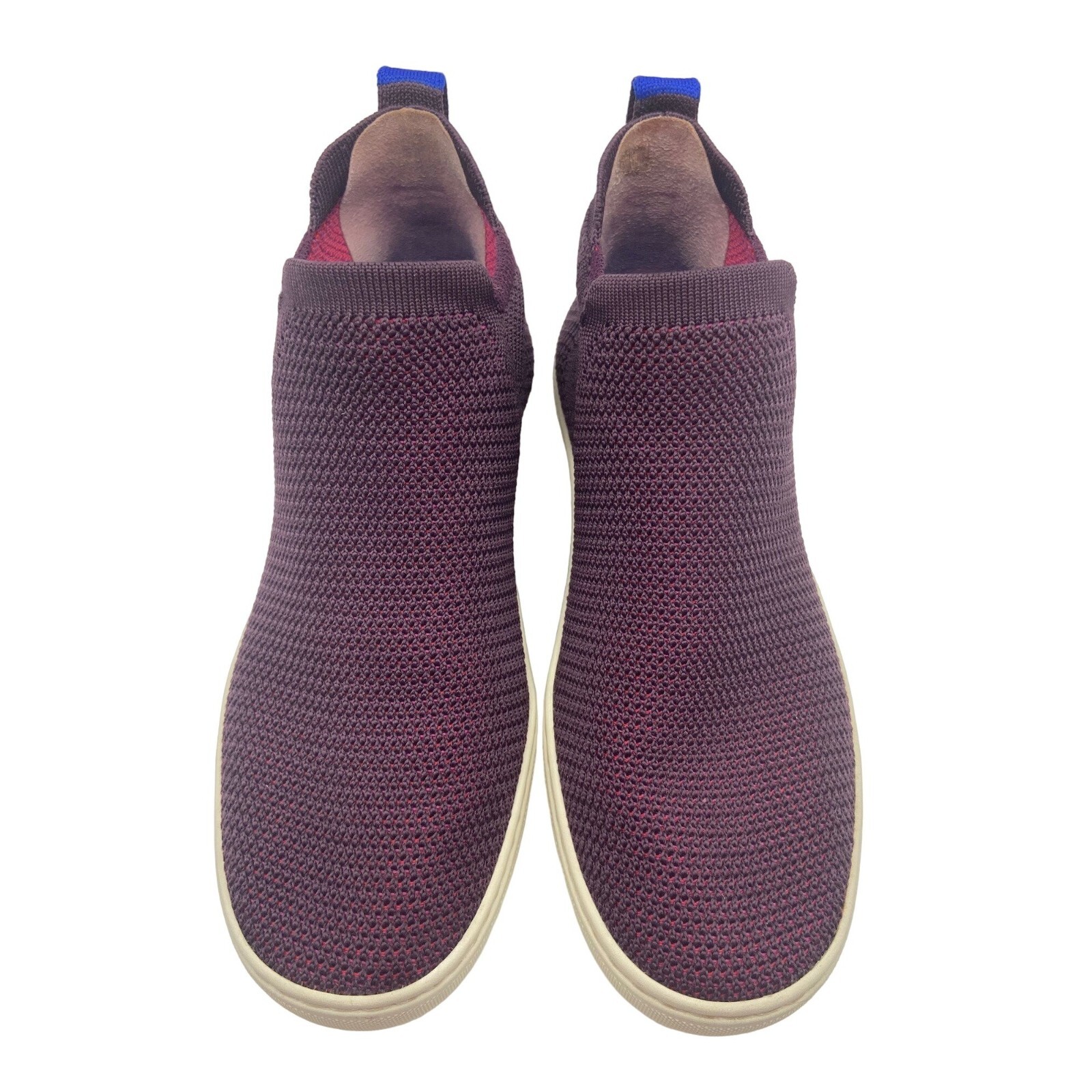 Rothys Lattice Stitch Chelsea Boot Berry Purple Disco… - Gem