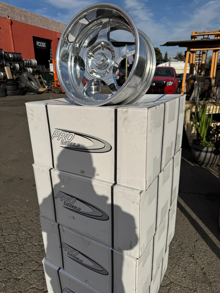 17 BILLET WHEELS RIMS 17X9 5X135 POLISHED ALUMINUM FITS FORD F-150 5 ...