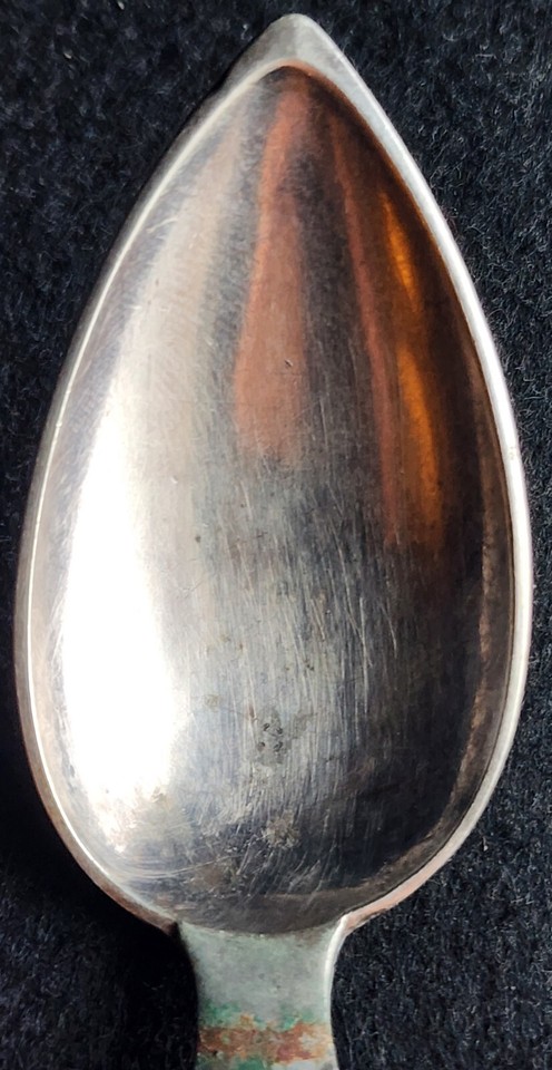 St Louis Serving Spoon Steven Jett 1850 Coin Silver Fiddle Pattern . | eBay