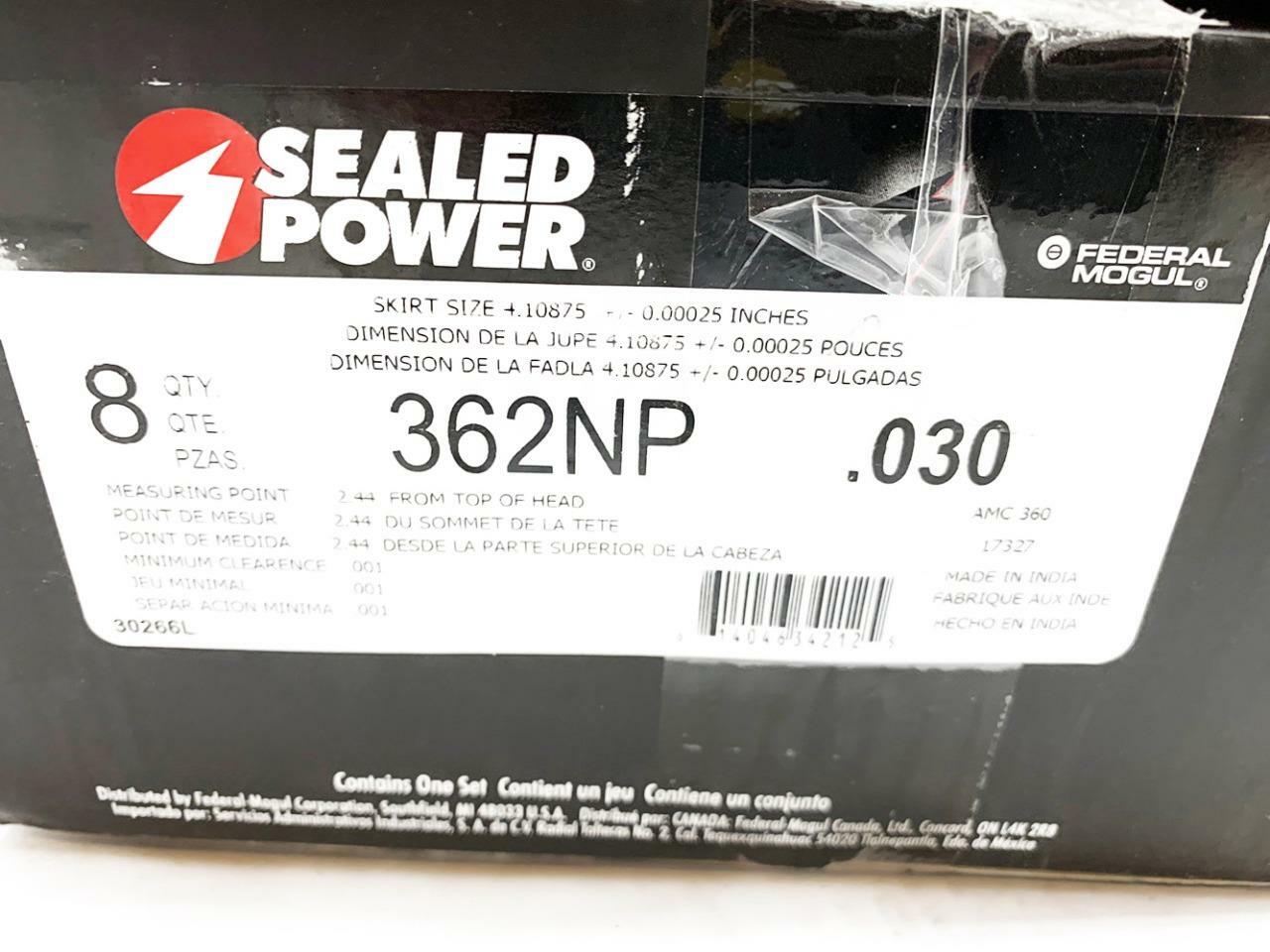 Sealed Power 345NP Cast Pistons NEW FREE FAST SHIP | eBay