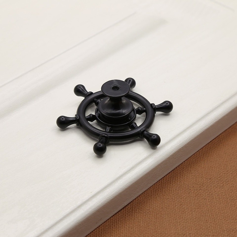 Bright Chrome Zinc Alloy Rotating Fingertip Handle for Cabinet Drawer ...