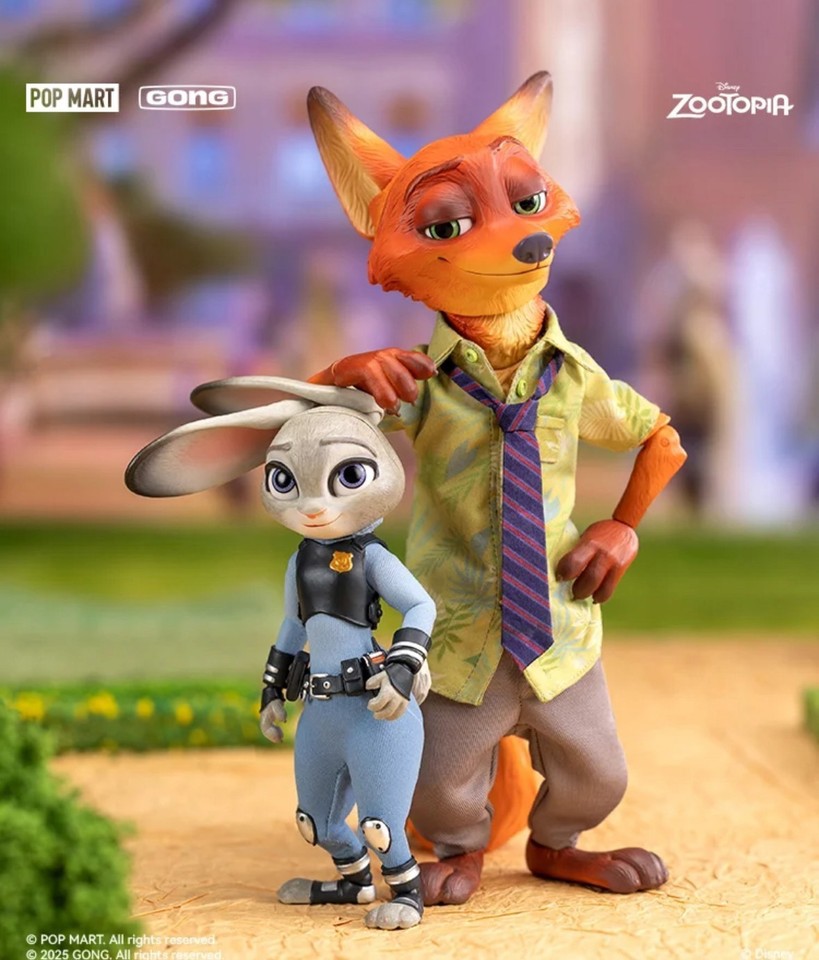 Gong Zootopia Judy Nick Plain Action Figure Judy Nick Figure Set | eBay