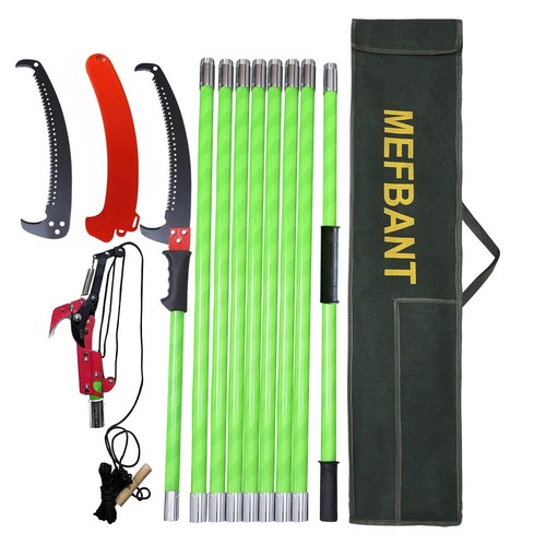 Pole Saw for Tree Trimming - 30 FT Extendable Tree Pruner, Long Handle ...