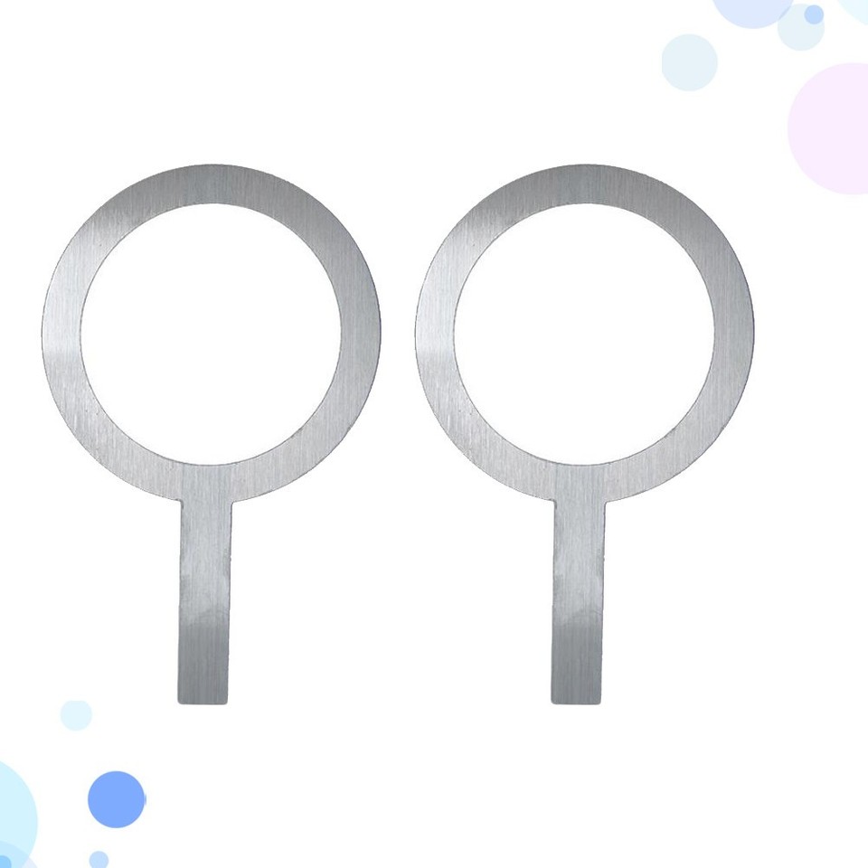 2pcs Stainless Steel Milk Tea Ring Baking Milk Cup Rim Protective Cover ...