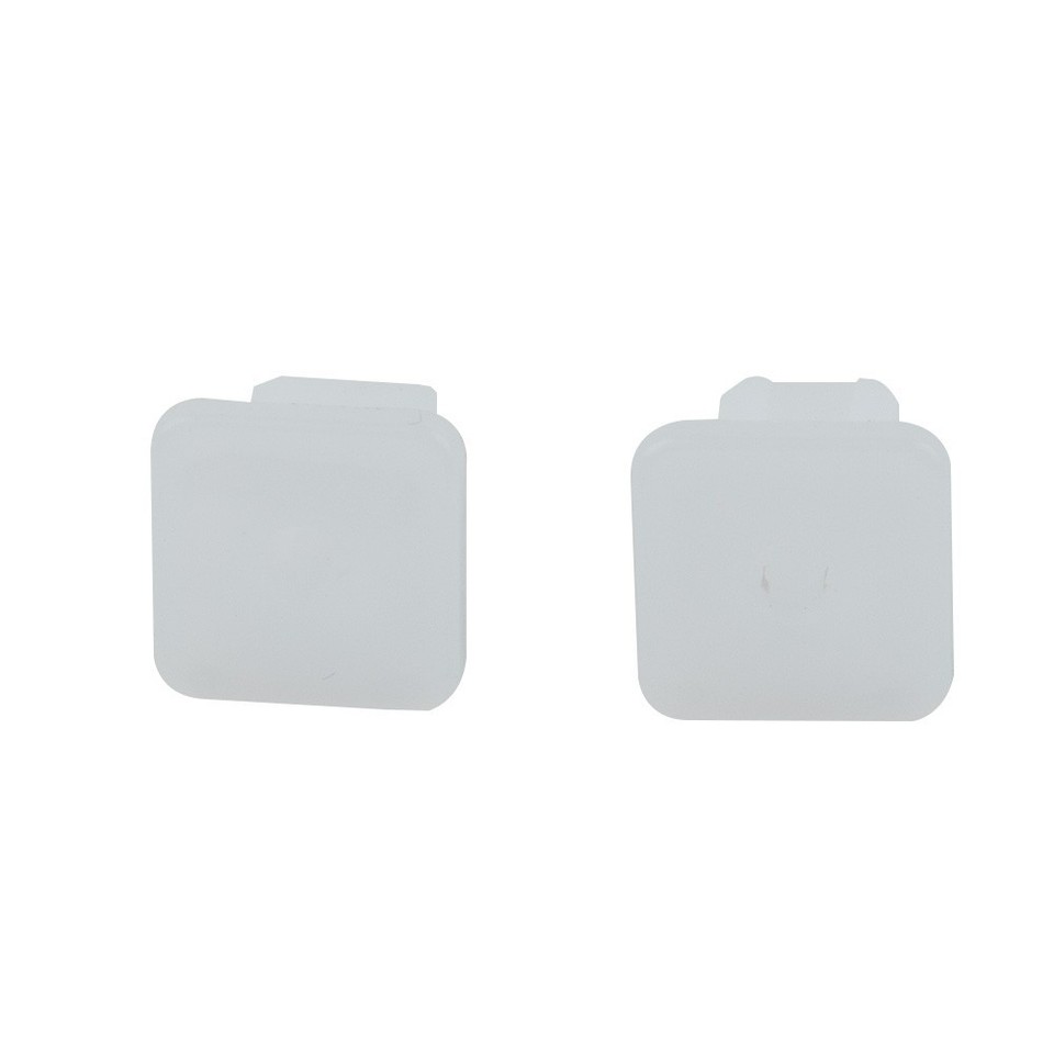 50pcs Rivet Clips Square Fasteners Car Plastic Door White Retainer ...
