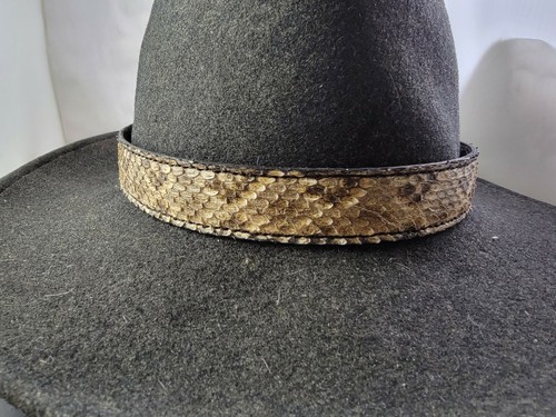 RATTLESNAKE skin hat band band adjustable NWOT Western cowboy cowgirl ...