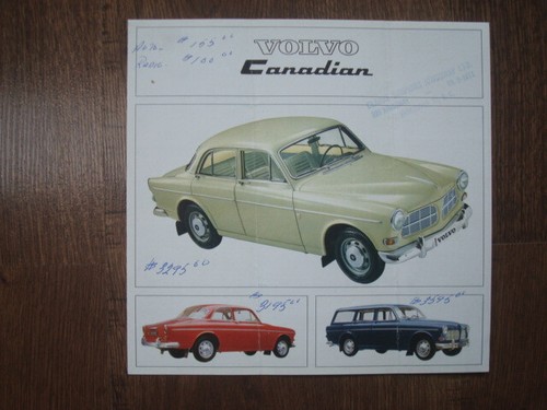 1965 -66 Volvo Canadian Brochure | eBay