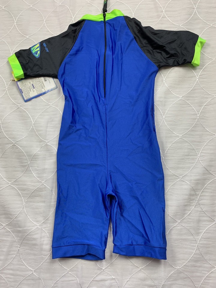 radicool skins kids 100+ SPF wetsuit rashguard australian made blue ...