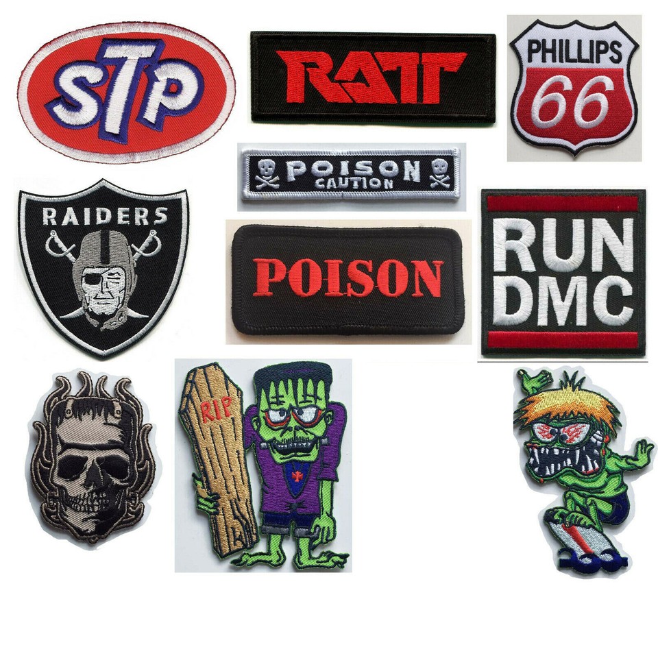 U PICK PATCH Custom BIG TALL 4X 5X BLACK Work SHIRT Punk Metal Rock ...