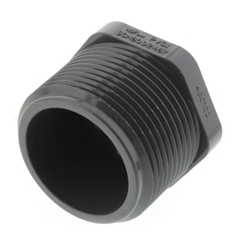 Spears 850-012 PVC Schedule 80 1-1/4" Threaded Plug | eBay