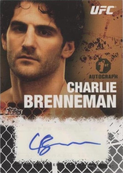 2010 Topps UFC Series 4 - Fighter Autographs Onyx #FA-CB Charlie ...