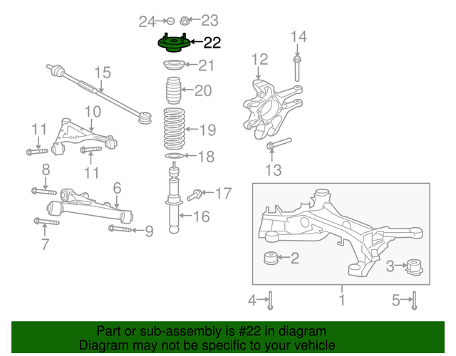 Jaguar C2P23038 Genuine OEM Shock Mount for sale online | eBay
