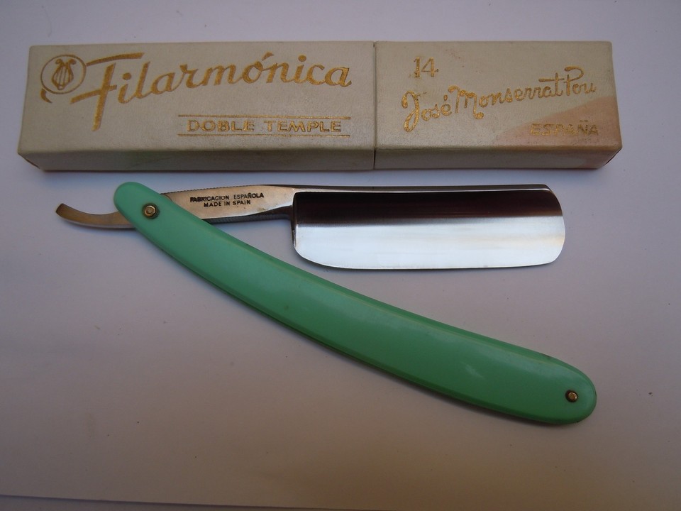 Filarmonica 14 Doble Temple straight razor new, nos | eBay