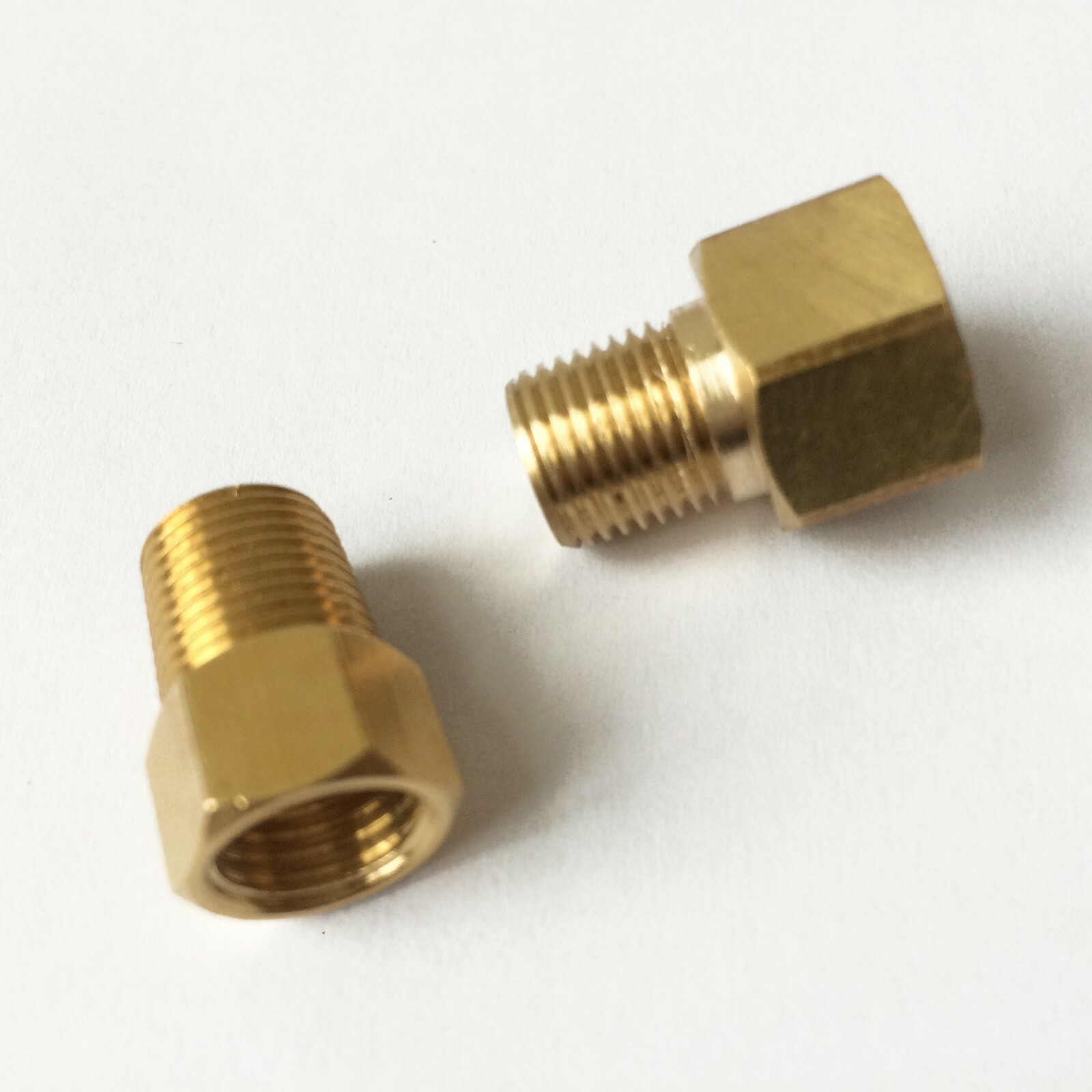 Autolite 1100/4100 Fuel Inlet Distributor Line Fitting 1/2"-20x1/8-27 ...