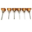 580006 Stubai 6 Piece Palm Wood Carving Tool Set | eBay UK