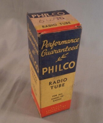 Vintage Philco 6W7G Radio Tube NOS NIB | eBay