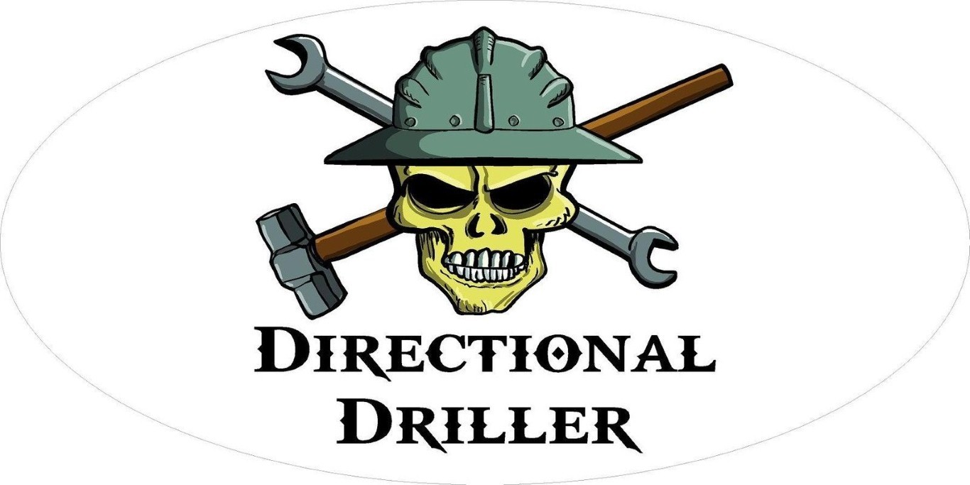 DIRECTIONAL DRILLER HELMET STICKER HARD HAT STICKER TOOLBOX STICKER | eBay