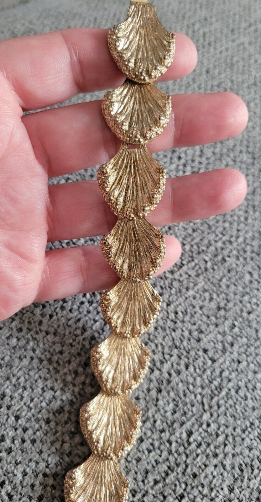 Vintage Scallop Shell Bracelet Designer Shell Bracele… - Gem