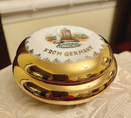 Beautiful Plankenhammer Floss Bavaria Germany Gold Leaf Hand Painted ...