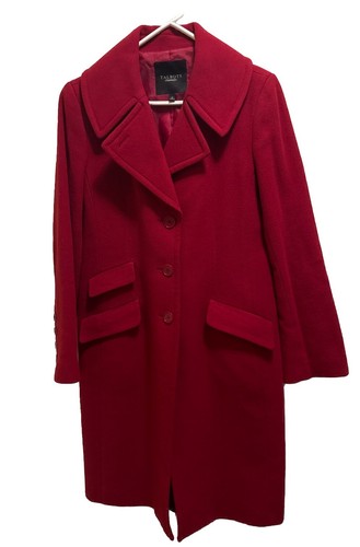 Talbots Red Wool Dress Coat Sz 10 | eBay