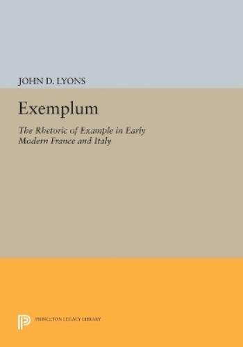 John D. Lyons Exemplum (Poche) Princeton Legacy Library | eBay