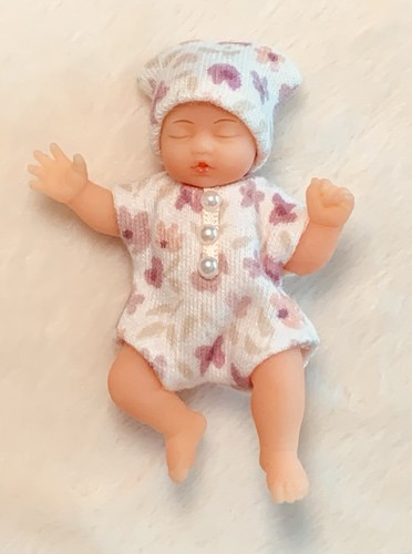 My Mini Baby Zuru Handmade Clothes Bodysuit + Hat Set For 2.5 In. Dolls ...