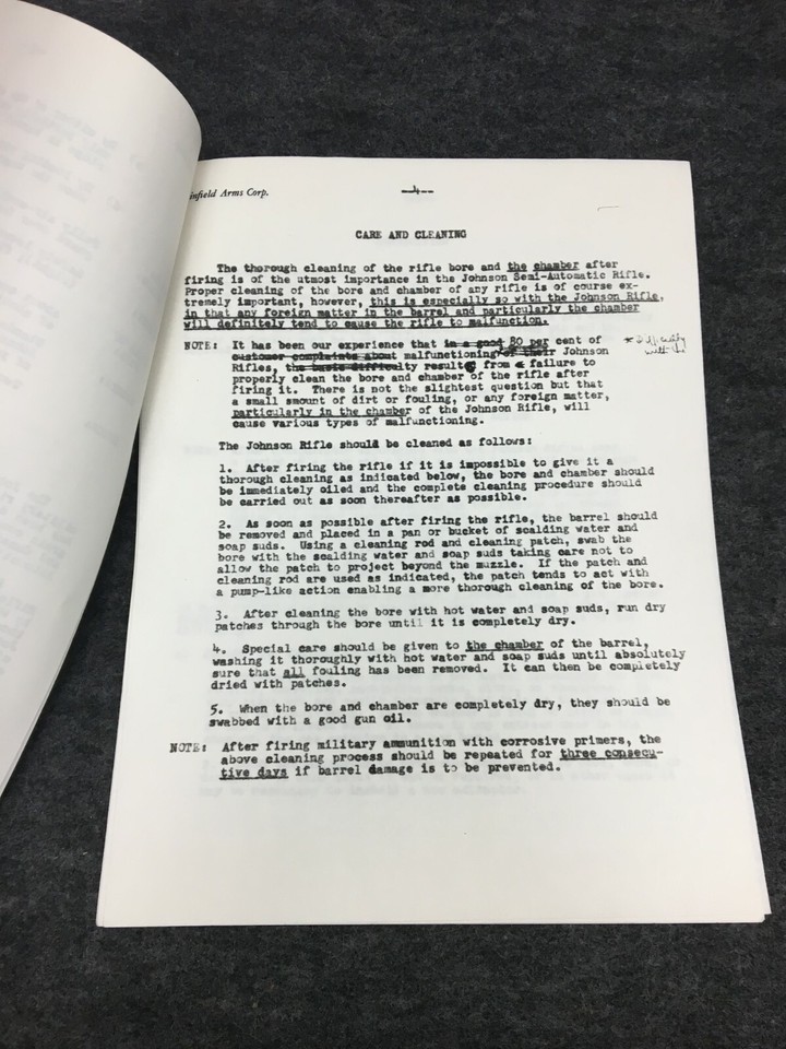Winfield Arms Johnson Information Packet, Original | eBay