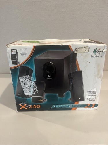 Logitech X-240 Computer PC Speakers with Subwoofer System 2.1 ...