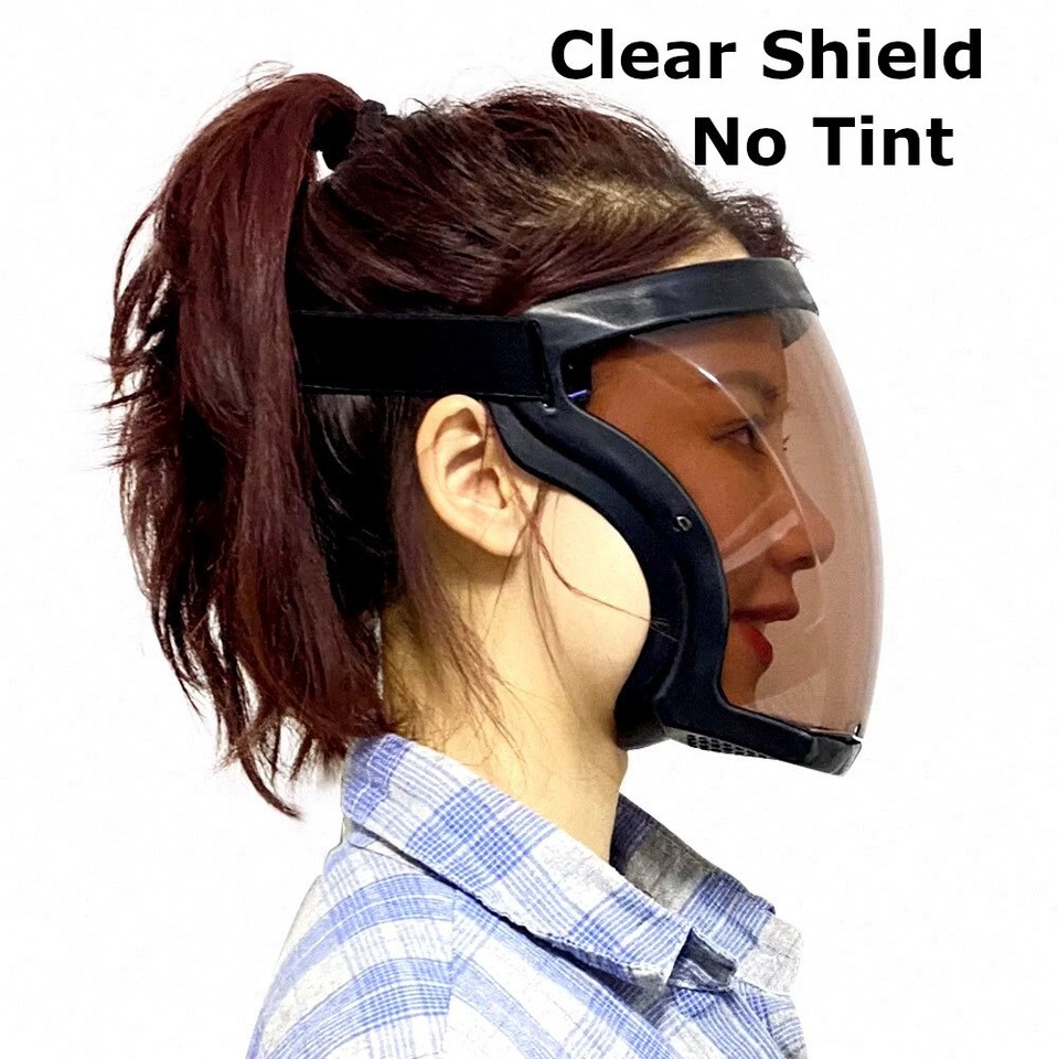 Anti-Fog Full Face Mask Paint Dust Eye Safe Protective Transparent ...