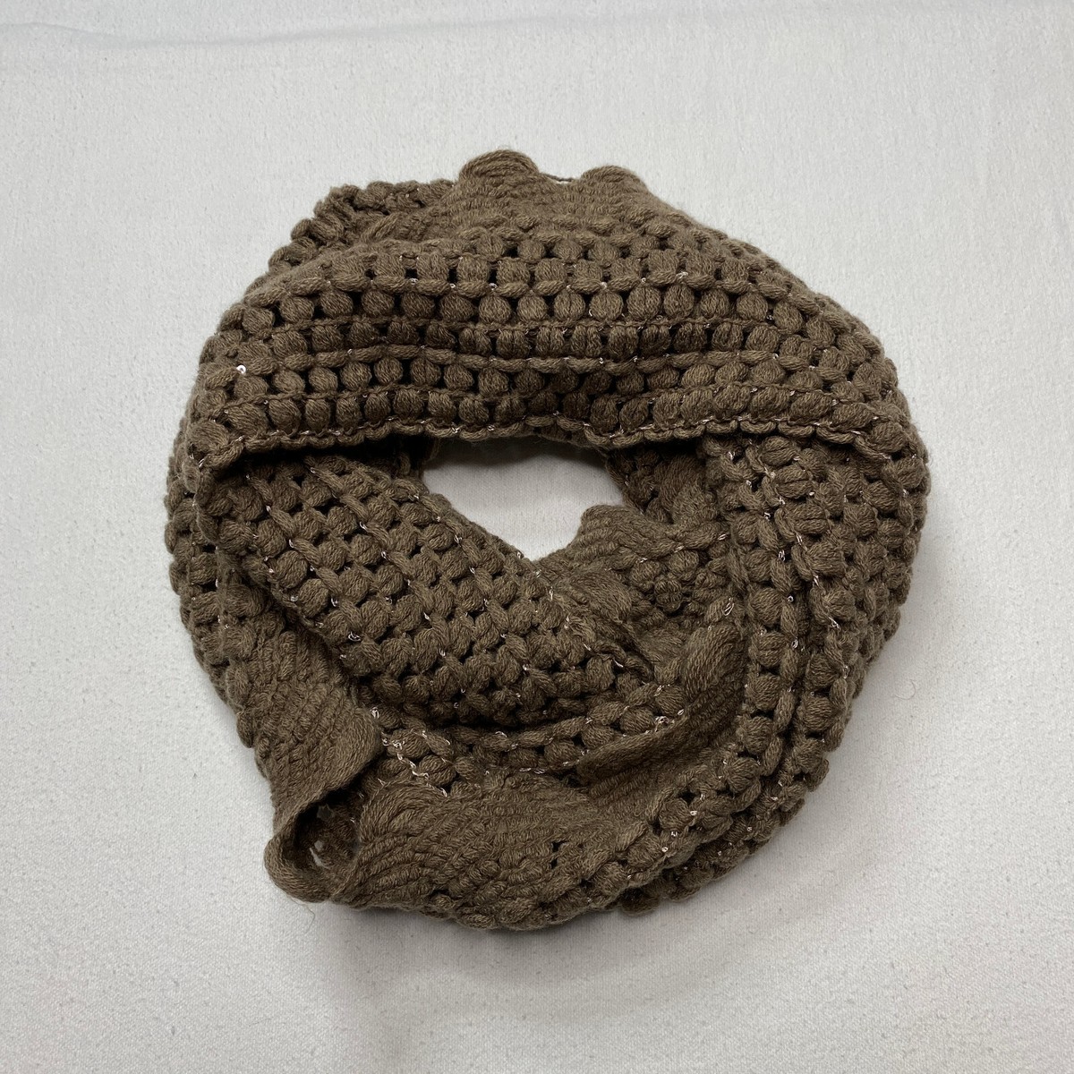 Loose Knit Infinity Scarf Pattern