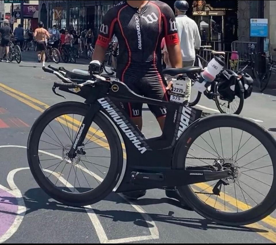 Diamondback Andean Triathlon Bike Red Etap 11 Speed Size XS 50 Tri Bike ...