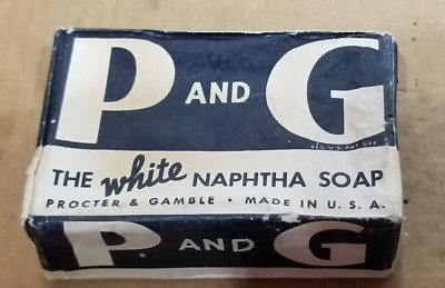 P and G WHITE NAPHTHA SOAP MINT Vintage OLD STOCK 1930s Procter ...