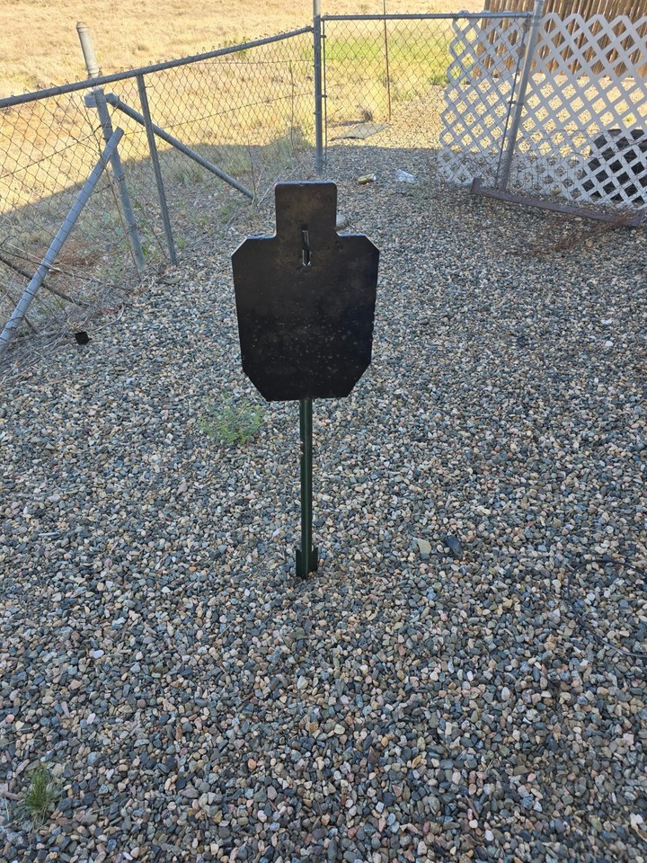 Dave's Dangler AR steel target- holder /T-Post target hanger/hardened ...
