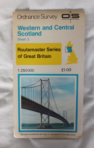 OS Ordnance Survey 'Routemaaster Series' Sheet 3 : Western & Central ...