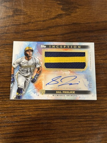 2024 Topps Inception #APC-SF Sal Frelick RC 2 Color Patch Auto /200 ...
