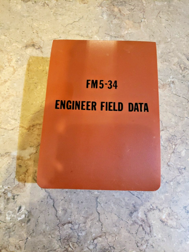 1976 US Army FM5-34 Engineer Field Data Binder - Plus "Rangers Lead the ...