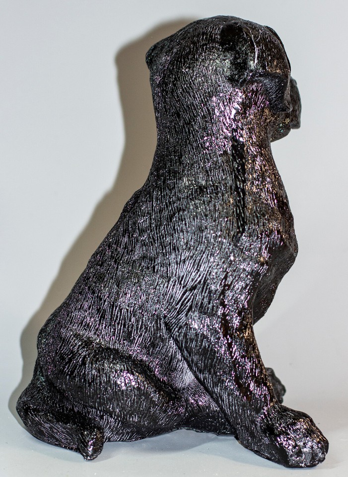 Black Labrador Cremation Urn Dog Ashes Pet Loss Sculpture Memorial ...