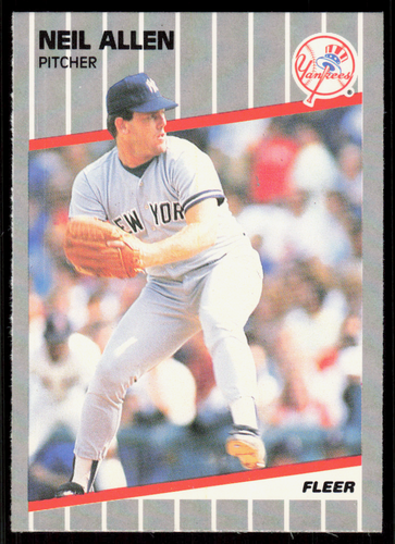1989 Fleer 250 Neil Allen New York Yankees | eBay