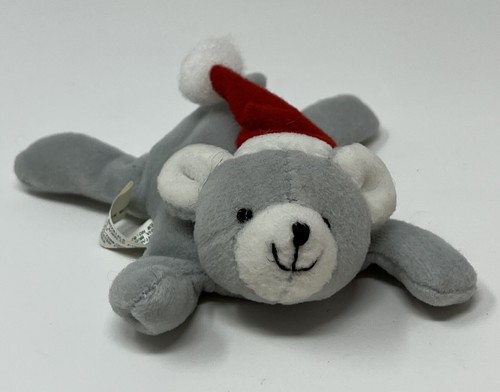 Oriental Trading Bear Mouse Christmas Santa Bean Bag Plush Stuffed ...