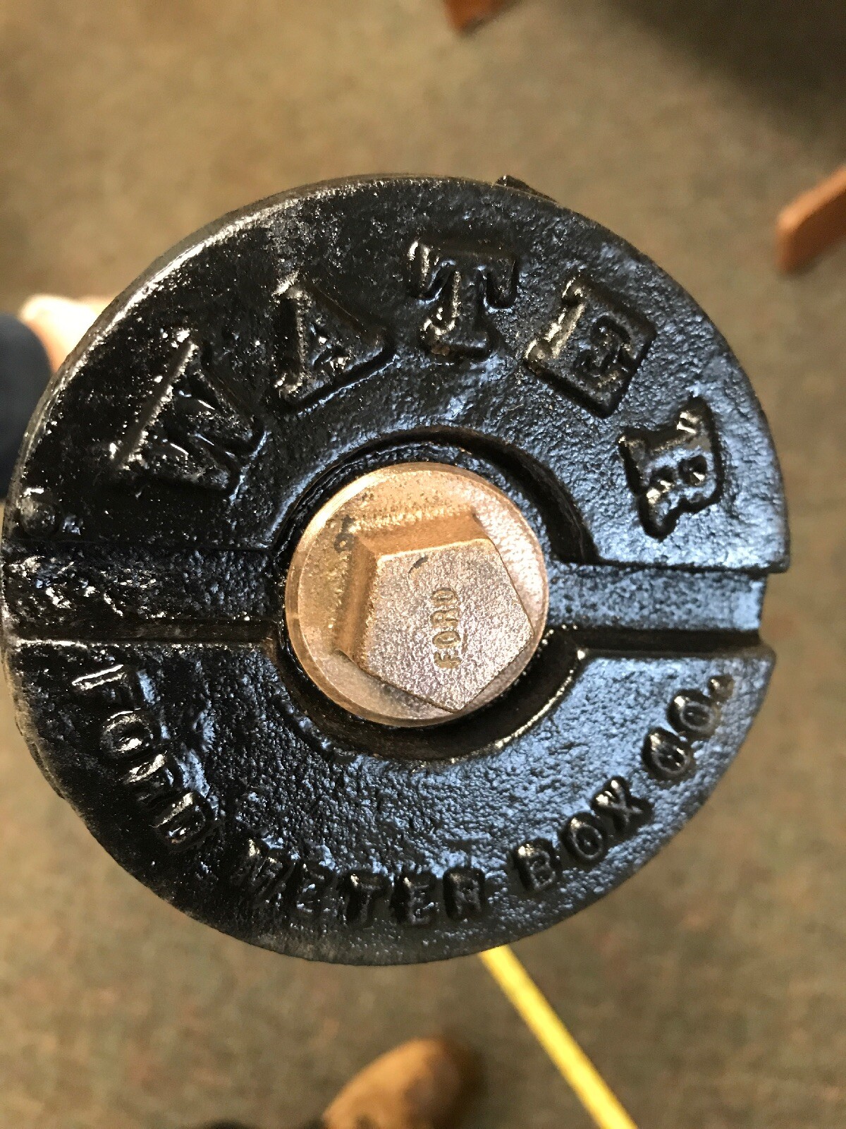 Qty 12 CURB B-BOXES FORD METER USA 1” Upper X 2” Lower, Minneapolis ...