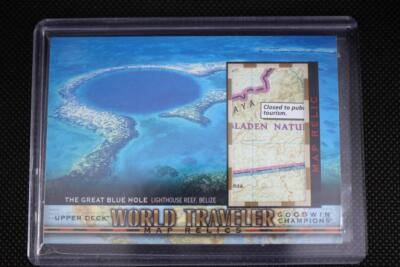 2018 Goodwin Champion WORLD TRAVELER MAP RELIC WT-137 The Great Blue ...