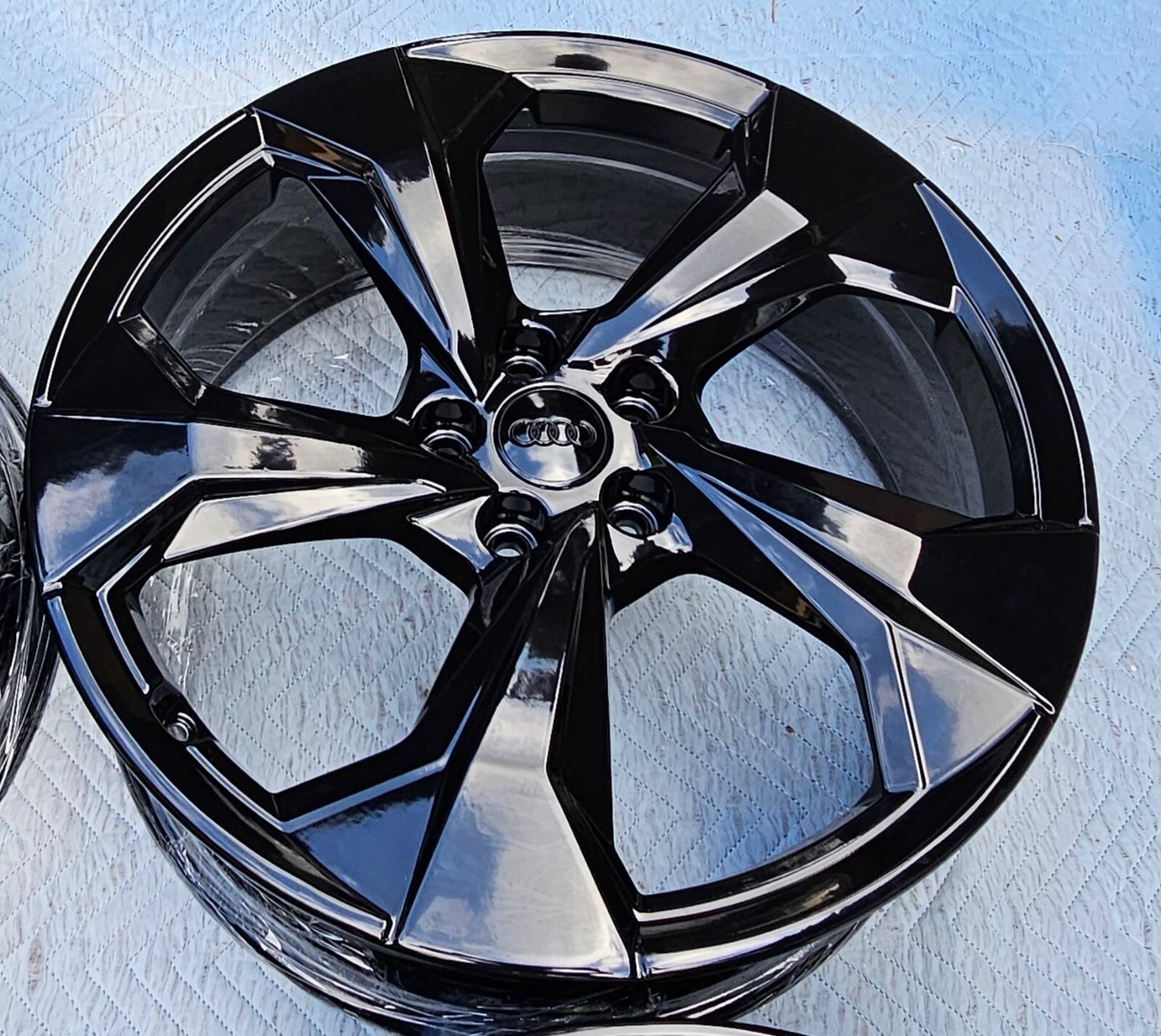 2021 Audi Q5 OEM Factory Wheels Rims 20" Powder Coated Black ...