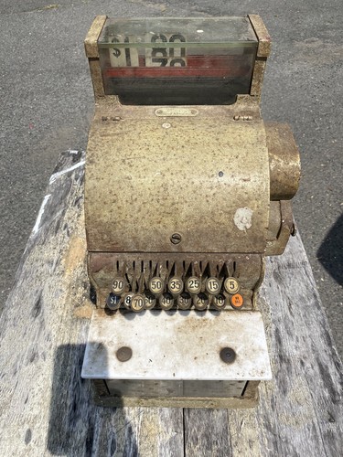 Antique National Cash Register Model 717-T 1900’s Candy Cigar Barber ...
