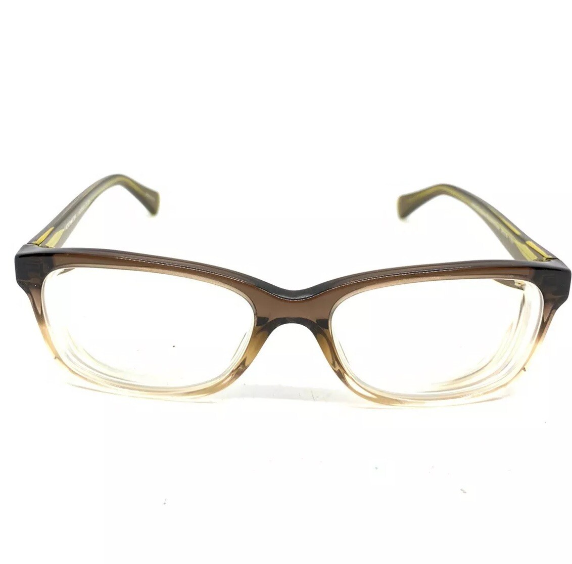 Coach Eyeglasses HC 6089 5400 Olive Brown Gradient Full Rim Frame 51 ...