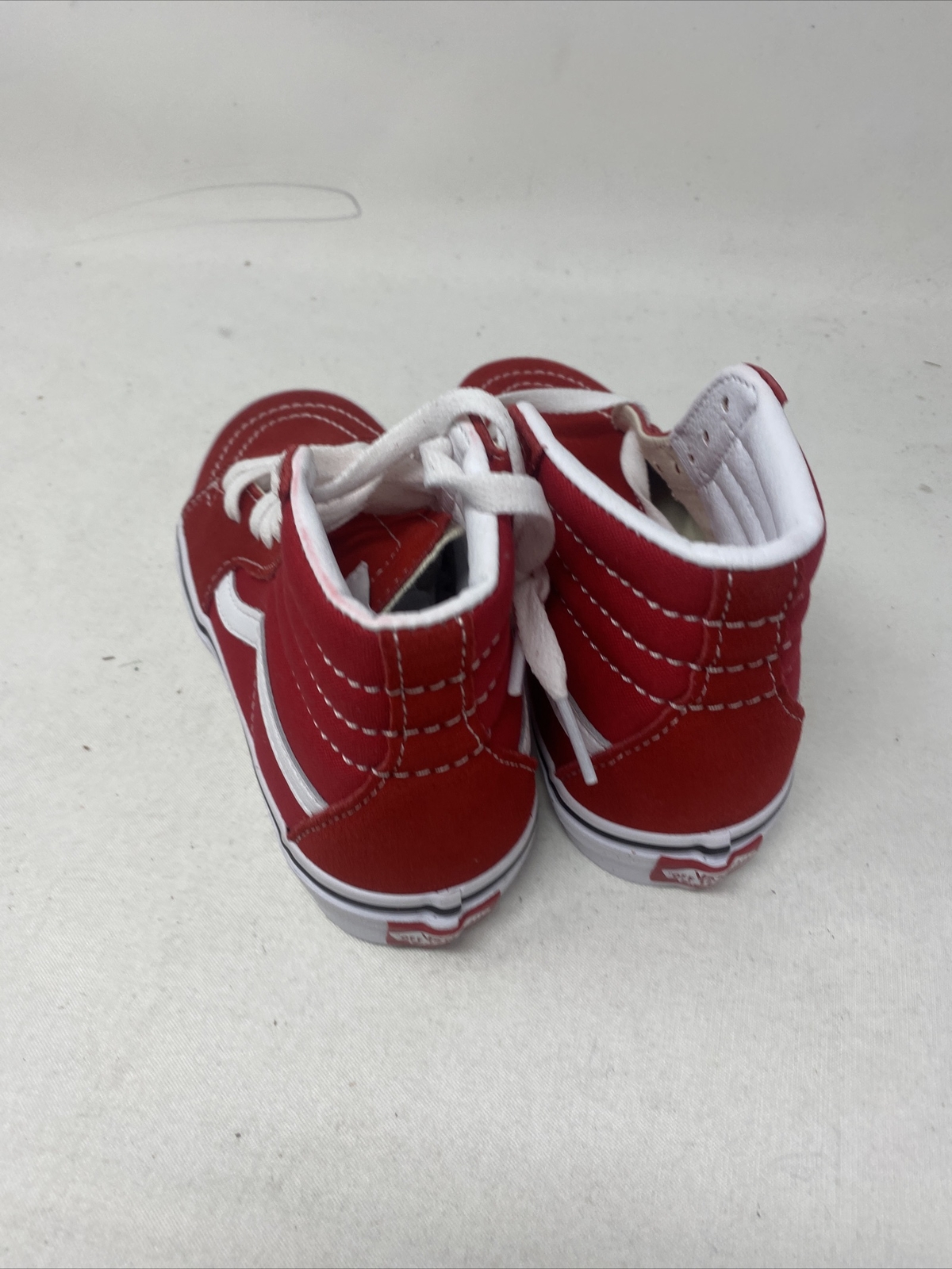 Vans Sk8 Hi Red Child Youth size 2 #5535 (q410) | eBay