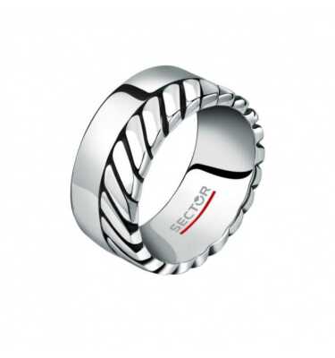Sector Men's Ring SACX13 ROW STEEL SIZE 19 21 23 27 Band New | eBay