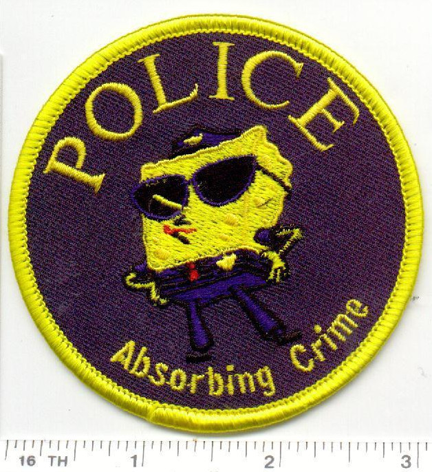 POLICE - Absorbing Crime (Spongebob Squarepants) - Novelty Item | eBay
