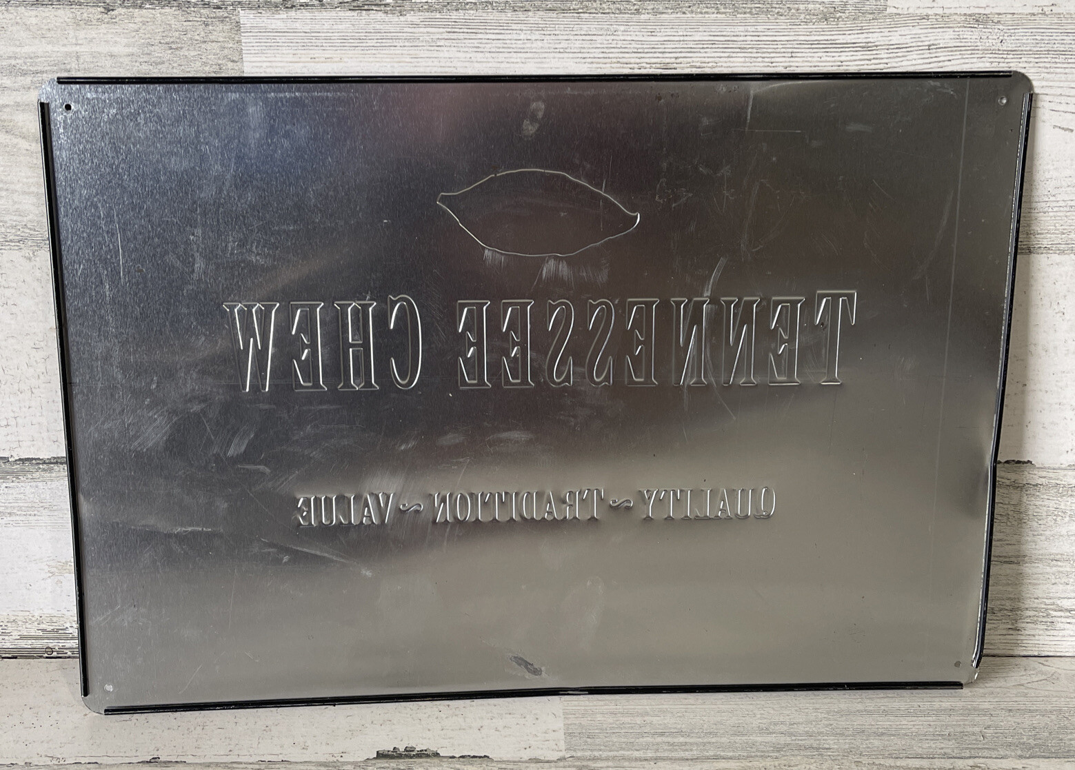 Stoker's Tennessee Chew Metal Sign Dip Chewing Tobacco Man Cave ...