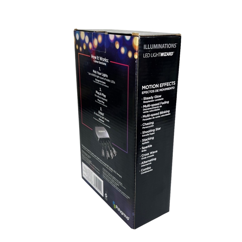 ILLuminations LED Light Wizard & Remote Control Christmas LED Lights 4 ...